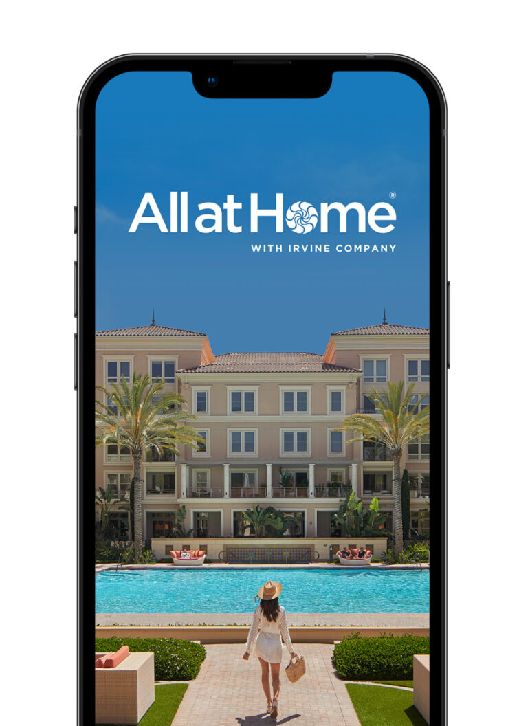 New App Experience for Irvine Company Residents: All at Home